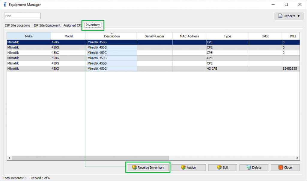 Link Equipment and Wireless Service Device with Baicells Integration