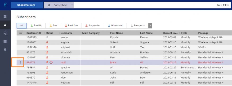 Deleting a Subscriber in VISP.net | Help Documentation