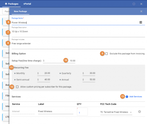 Add and Configure Packages | VISP Documentation