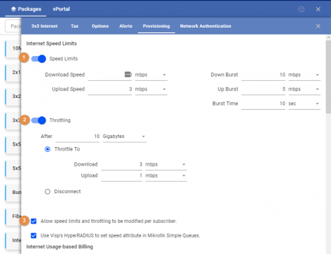 Add and Configure Packages | VISP Documentation