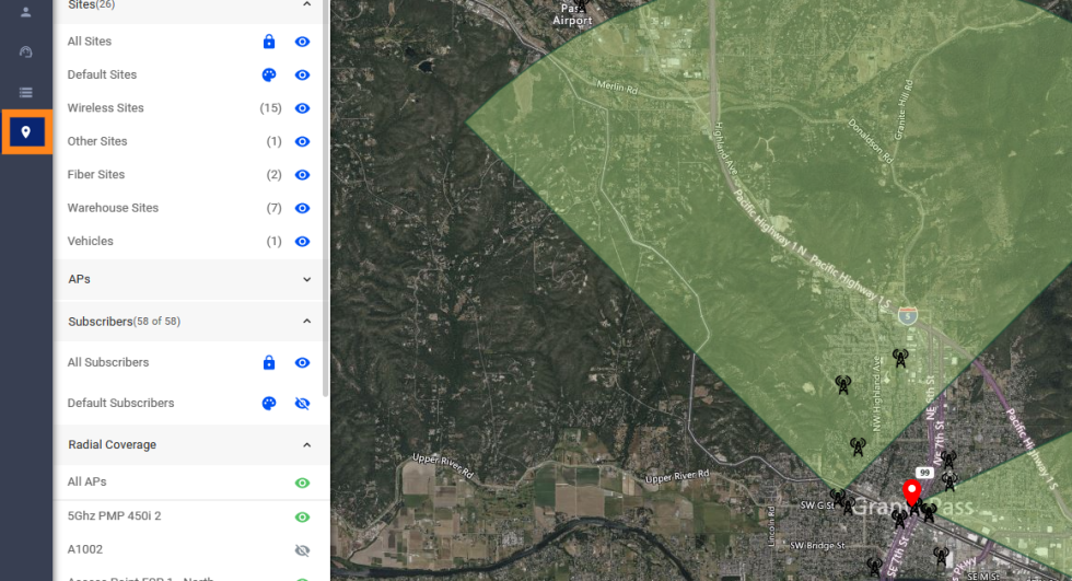 Display Coverage Maps - VISP