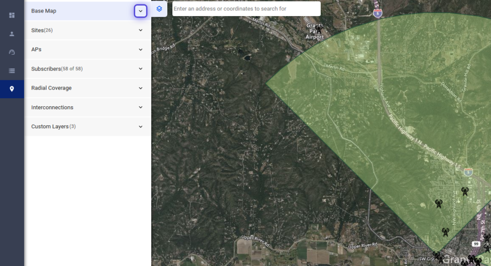 Display Coverage Maps - VISP