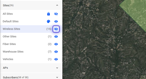 Display Coverage Maps - VISP